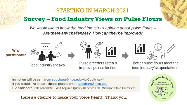 » New Research Project Seeks Input On Pulse Flours